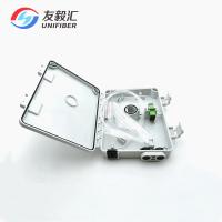 China Outdoor 2 Ports 36mm Dia Mini FTTH Termination Box IP65 With SC / APC Adapter for sale
