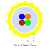 China G657A2 EPFU Air Blown Fiber Cable 2 4 6 8 12 Core SM For Microduct Installation for sale