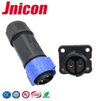 China IP67/IP68 Waterproof Power Connector 2 Pin M25 Quick Industrial Plug And Socket for sale