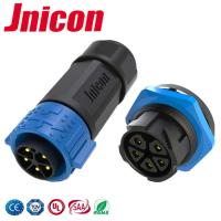 China M25 5 Pin 30A Waterproof DC Power Connector Circular Plastic Connectors Wire To Board for sale