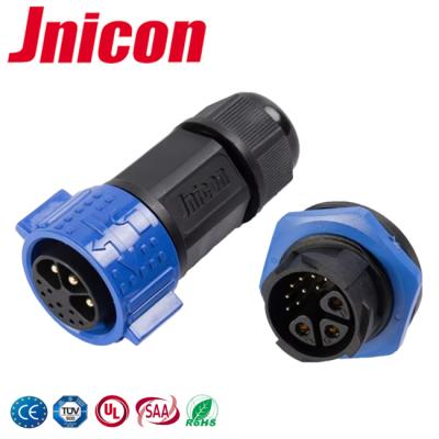 China M25 3 Pin Power Plug Socket Connectors UL Push Lock 9 Pin Data Connector for sale