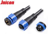 China Plastic LED Light Cable Connector Overmolded With Male Plug Female Socket for sale