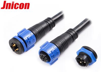 China Plastic LED Light Cable Connector Overmolded With Male Plug Female Socket for sale