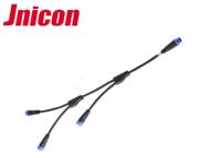 China Overmolded Sealed Power Connector Waterproof With Cable Screw Locking Connect for sale