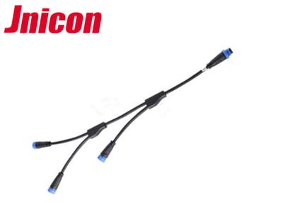 China Overmolded Sealed Power Connector Waterproof With Cable Screw Locking Connect for sale