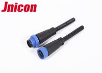 China IP68 Plastic 3 Pin Round Connector Waterproof Male Female Power And Data TUV Approved for sale