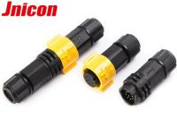 China Waterproof Electric Signal Connector 9 Pin With Male Female Plug IP67 for sale
