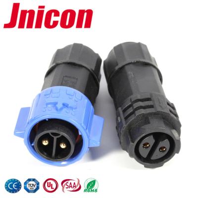 China M19 2 Pin Industrial Circular Connector TUV Male To Female Waterproof Connectors for sale