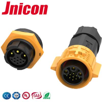 China 3+9 Pin M19 Power And Signal Connectors Round IP67 Panel Mount Connector for sale