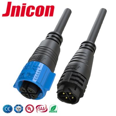 China M19 4Pin 20A Push Pull Cable Connectors ODM Waterproof Wire To Wire Power Connector for sale