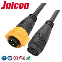 China M19 Cable Connectors Waterproof Push Lock 3 Pin Power Automotive Connector for sale