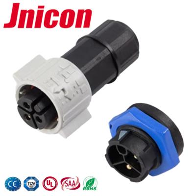 China M19 IP67 Rated Waterproof Plug Socket 20A Power Connector for Outdoor LED Equipment for sale