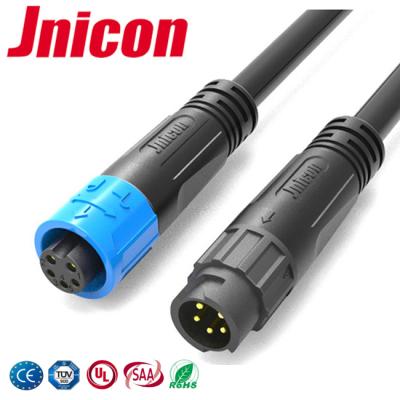 China M12 IP67 Waterproof Outdoor Wire Connectors Quick Lock Molded Power Connector for sale