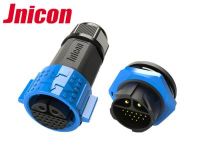 China 5 PIN 5A IP67 Waterproof Ethernet Connector , Lithium Battery Connector Silicone Seal for sale