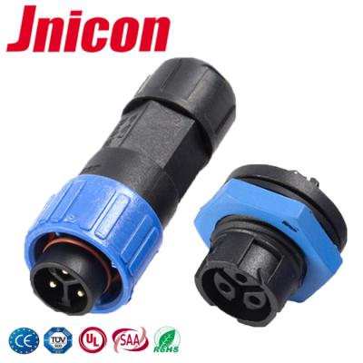 China PA66 10A Waterproof Low Voltage Wire Connectors M16 Self Locking Aviation Connector for sale