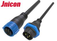 China Overmolded Waterproof LED Connectors , Pre - Assembly Large IP67 Cable Connector TUV Approved for sale