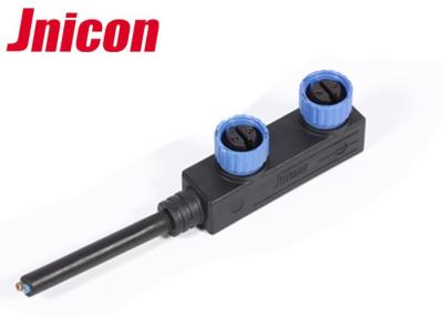 China Outdoor IP68 Waterproof Power Cable Connector F Shape LED Lighting Dustproof for sale