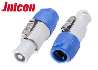 China 500V 10A Waterproof LED Connectors Reliable Inside / Outside Gray And Blue for sale