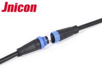China IP68 Plastic 3 Pin Round Connector Waterproof Male Female Power And Data TUV Approved for sale