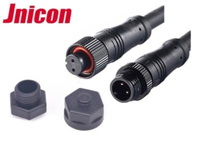 China Circular 2 Pin Outdoor Lighting Connectors Anti - Explosion Reliable With Dust Cap for sale