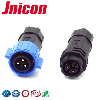 China M19 IP68 Waterproof Circular Connectors 300V 3 Pin Male To Female Power Connector for sale