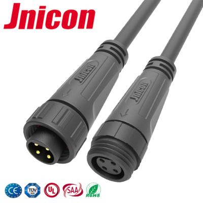 China 4 Pin Wire To Wire Connector M16 300V OEM IP67 Waterproof Connector for sale