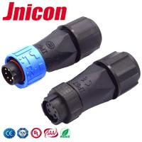 China 300V Electrical Multi Pin Connectors Waterproof 2+4 Pin , High-Temperature Resistant Plastic for sale