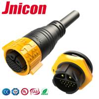 China M25 Quick Disconnect IP67 Wire To Board 2+20 Pin 30A Plug Socket Connector for sale
