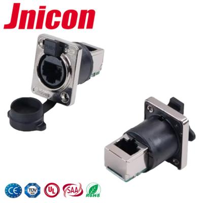 China IP44/IP65 Bayonet Lock Connect  RJ45 Waterproof Connector Alloy Copper 500V for sale