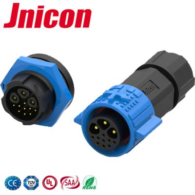 China 20A Circular Connector 12 Pin Power Signal M19 Quick Lock Waterproof Connectors for sale