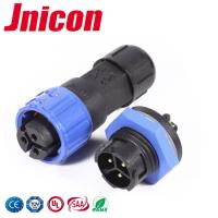 China PA66 300V 3 Pin Wire To Board Connector M16 10A Power Connector Waterproof for sale