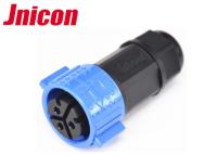 China Big Current Waterproof LED Connectors , 3 Pin Round Connector Screw Terminal Type for sale