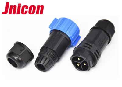 China 3 Pin IP67 Waterproof Power Connector Male Female Butt Joint CE Approved for sale
