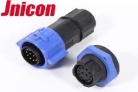 China 12 Pin Waterproof Data Connector IP67 / IP68 M19 Screw Locking Connecting for sale