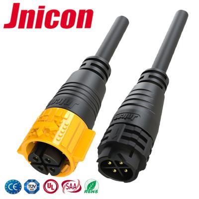 China 300V 20A DC Waterproof Connector 4 Pin Industrial Male Female Power Connector for sale