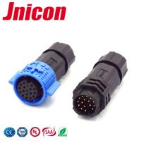 China IP67 Waterproof Connector Plug 5A Circular Connector 18 Pin For Outdoor Lighting for sale