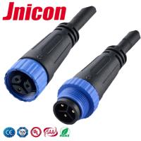 China Gold-plated 3 Pin Waterproof Cable Connector M15 10A 300V For Outdoor LED for sale