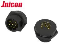 China Jnicon Multi Pin Connectors Waterproof , 6 Pin Waterproof Connector Power / Signal Adapter for sale