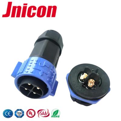 China -40°C ~ +105°C Waterproof IP67 Connector 4 Pin 30A Plastic Male Female Connector for sale