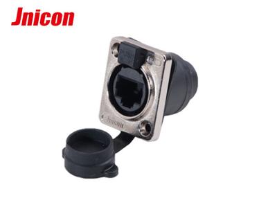 China Jnicon RJ45 Waterproof Connector 8P8C Male 3 Prong For Cat6a Ethernet Cable for sale