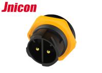 China M25 30A Two Pin Waterproof Circular Connectors Soldering / Screw Fitting Assembly Wire for sale