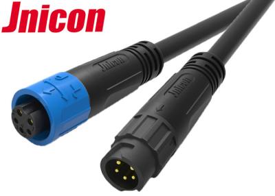 China Power Data Combined Waterproof Cable Connector Bayonet 5 Pin For LED Lighting for sale
