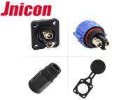 China M25 Waterproof Panel Mount Connector IP67 Push Locking With Cap Cover for sale