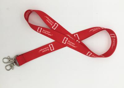China Shiny red color high quality heat transfer printing  lanyards  for festival for sale