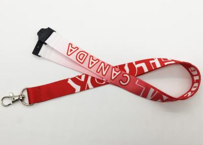 China Fabulous  Heat transfer /sublimation  lanyard with any color for exhibition shows for sale