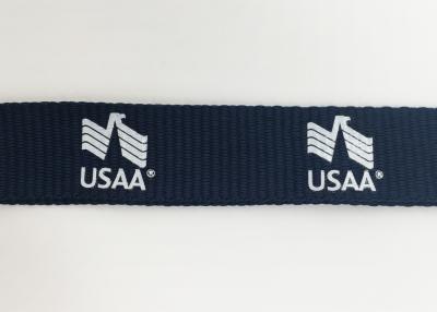 China 90 Cm Width Printing Dye Sublimation Lanyards Blue Color For Promotion for sale