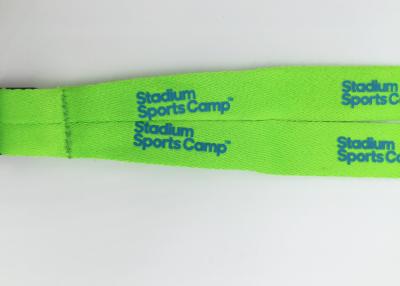 China Personalized logo plain color id badge holder lanyard polyester custom printing for sale