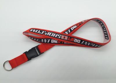 China durable  stylish custom polyester lanyard with spit ring and detachable buckle for sale