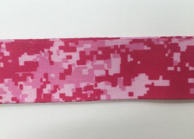 China Pink Color Printed Custom Polyester Lanyards For School Id , Environment Friendly for sale