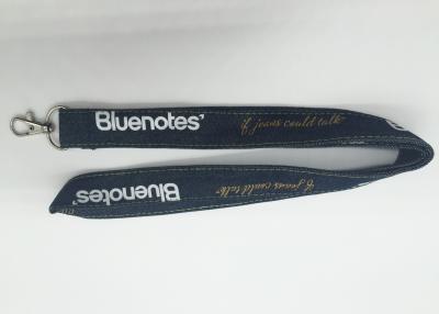China Colorful Silk Screen Printed polyester safety neck lanyards With Metal Hook , 1cm width for sale